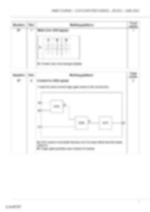 Actual 2024 AQA GCSE COMPUTER SCIENCE 8525/2 Paper 2 Merged Question ...