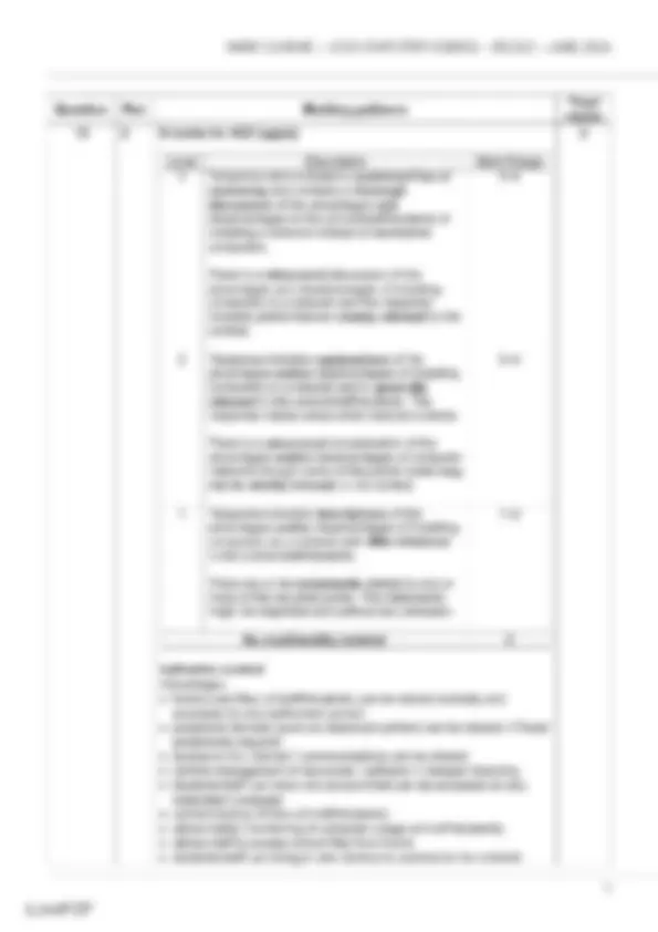 Actual 2024 AQA GCSE COMPUTER SCIENCE 8525/2 Paper 2 Merged Question ...