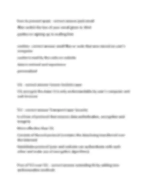 ICT IGCSE Chapter 8 Security QUESTIONS AND CORRECT ANSWERS GRADED A ...