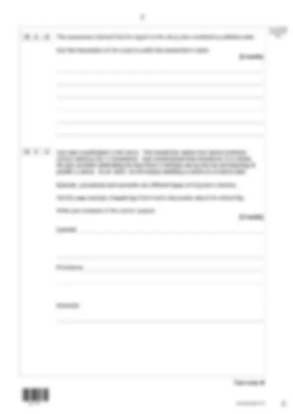 Actual 2024 AQA GCSE PSYCHOLOGY 8182/1 Paper 1 Question Paper + Mark ...