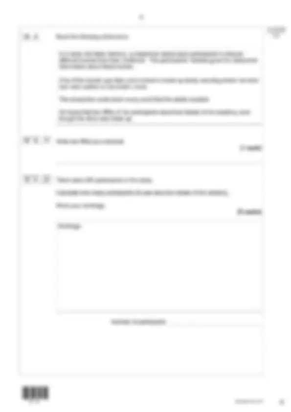 Actual 2024 AQA GCSE PSYCHOLOGY 8182/1 Paper 1 Question Paper + Mark ...