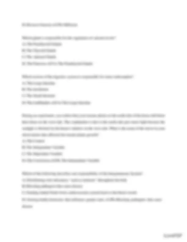 ATI TEAS PRACTICE TEST # 1: SCIENCE WITH QUESTIONS & ANSWERS| 100% ...