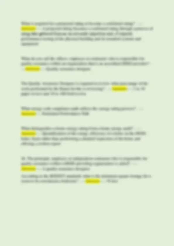 RESNET EXAM QUESTIONS AND VERIFIED CORRECT ANSWERS (ACTUAL 2025/2026 ...