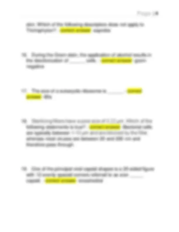 MICROBIOLOGY STRAIGHTERLINE FINAL EXAM 2025 BRAND NEW ACTUAL EXAM WITH ...