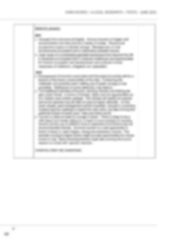 Actual 2024 AQA A-level GEOGRAPHY 7037/1 Paper 1 Question Paper + Mark ...