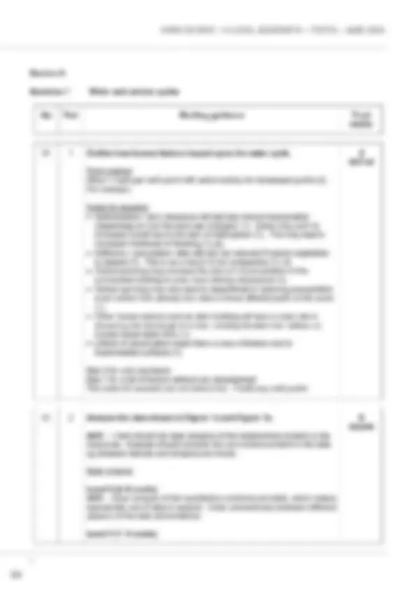 Actual 2024 AQA A-level GEOGRAPHY 7037/1 Paper 1 Question Paper + Mark ...