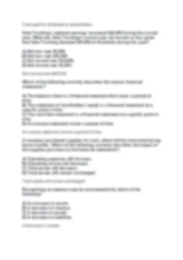 A100 FINAL EXAM IU study set with 100% verified solutions-personalized ...