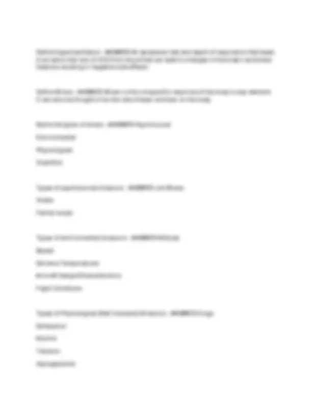TC 3-04.93 AEROMEDICAL TRAINING FOR FLIGHT PERSONNEL EXAM WITH COMPLETE ...
