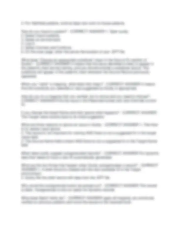 ED 300: Epic Training Build | Questions and Answers | 2025 Update | 100 ...