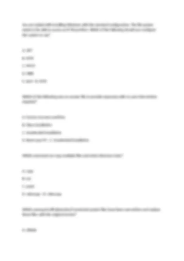 CompTIA A+ 220-1002 Core 2 Practice questions and answers Test | Exams ...