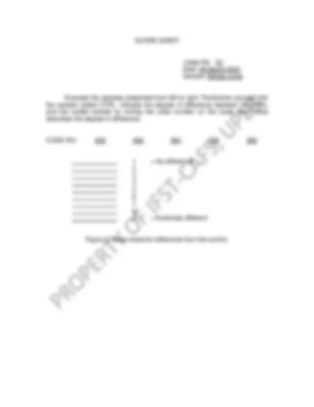 Sensory Evaluation Test | Lecture notes English Language | Docsity
