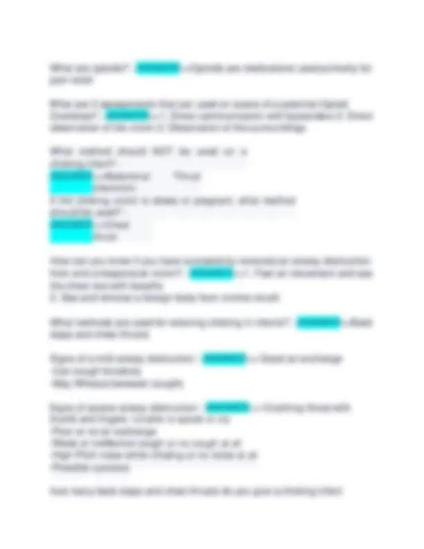 AHA BLS CPR Test (ACTUAL TEST ) Questions and Answers (Solved) | Exams ...