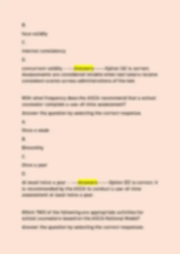 Praxis 5422 Practice Exam: Questions and Answers for School Counselors ...