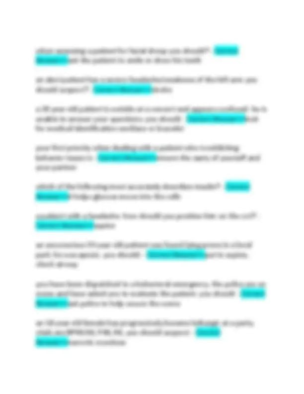 Medical Emergency Quiz: Questions and Answers for Paramedics and EMTs ...