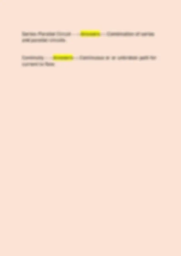 CFESA ELECTRIC EXAM STUDY GUIDE (ACTUAL 2025/2026) QUESTIONS WITH ...
