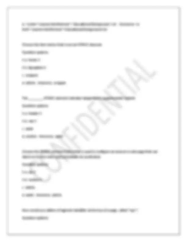 Telus Rater Exam Latest Update 2024-2025 Actual Exam 130 Questions and ...