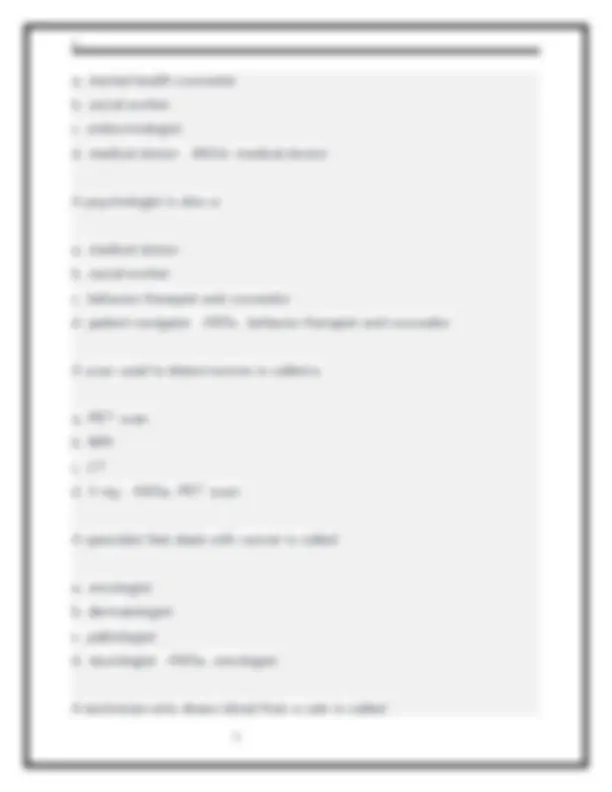 Medical Interpreter Midterm Exam Prep: Questions and Answers | Exams ...