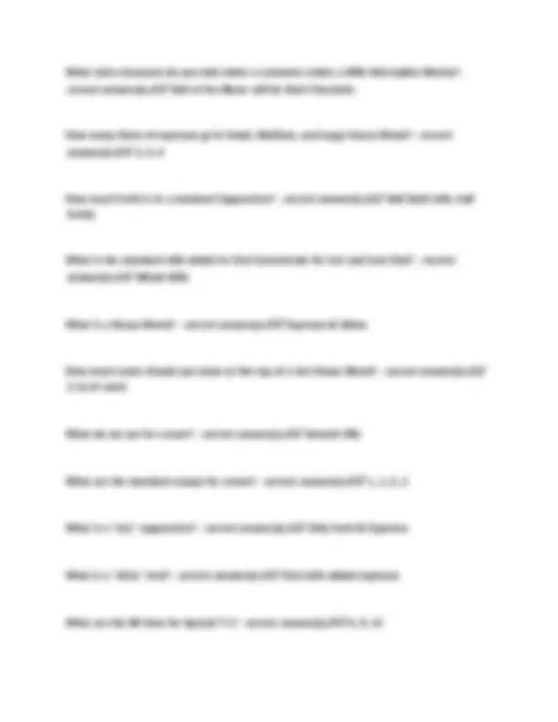 7 Brew Barista Test Study Guide 2025 Questions With Correct Answers ...