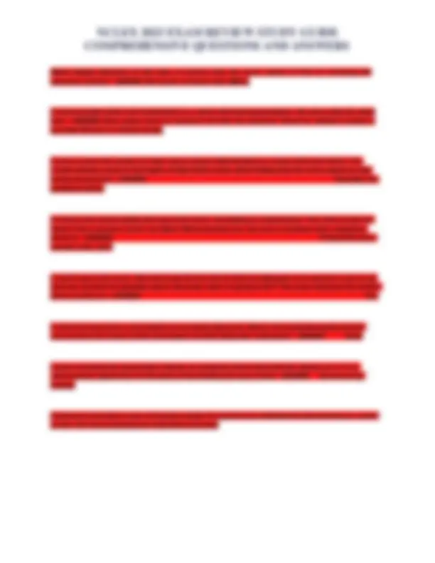 NCLEX 2025 EXAM REVIEW STUDY GUIDE COMPREHENSIVE QUESTIONS AND ANSWERS ...