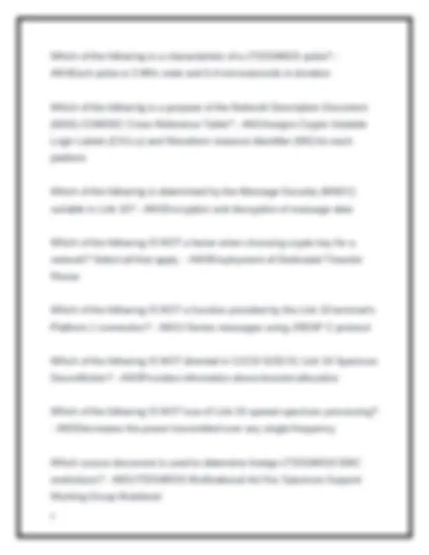 POST TEST 2- Introduction to Joint Multi-TDL Network Operations Q & A ...