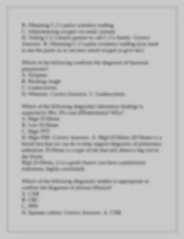 Respiratory Case Studies with Solutions: A Comprehensive Guide for ...