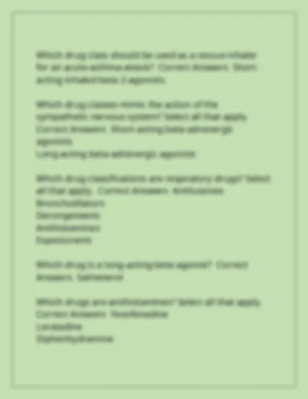 EDAPT: Gas Exchange Questions With Complete Solutions | Exams Nursing ...