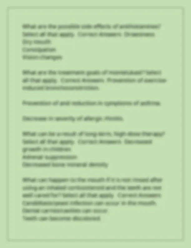 EDAPT: Gas Exchange Questions With Complete Solutions | Exams Nursing ...
