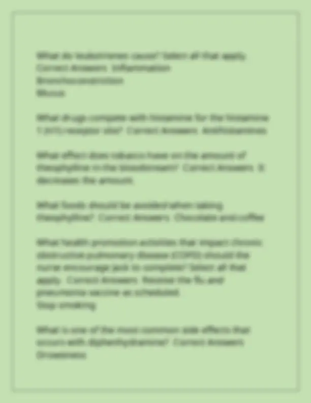 EDAPT: Gas Exchange Questions With Complete Solutions | Exams Nursing ...