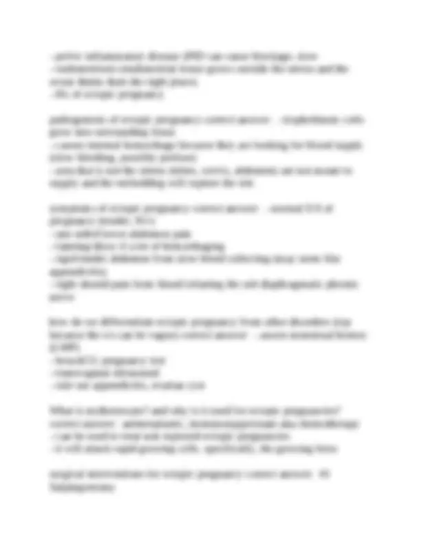 MCN 273 MOD 9.2 Bleeding, Cervical Insufficiency, Placental problems ...