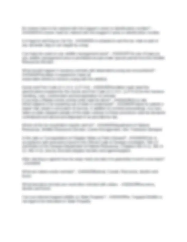 GA DNR NUISANCE WILDLIFE CONTROL PERMIT EXAM 100% CORRECT!! | Exams ...