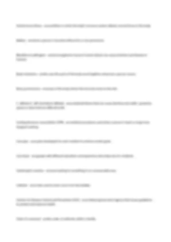 Certified Nursing Assistant Vocabulary Key Terms Practice Questions and ...