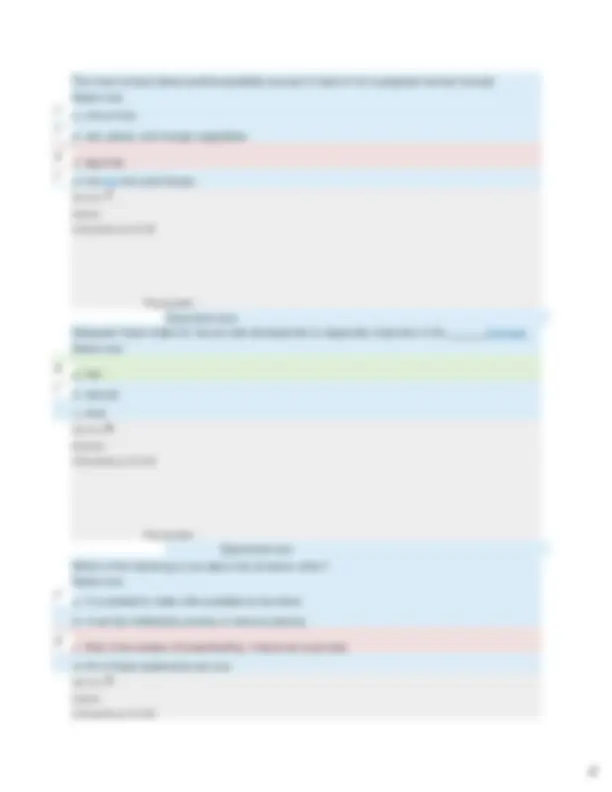 Straighterline INTRODUCTION TO NUTRITION NUTRI101 Graded Exam 4 - 2025 | Exams Biology | Docsity