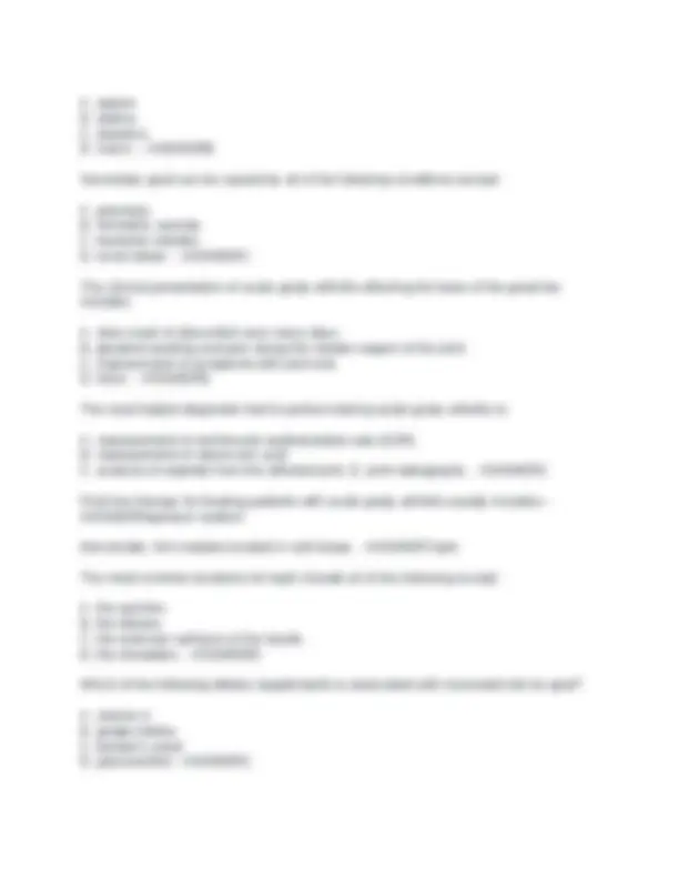 Musculoskeletal Conditions: A Comprehensive Q&A Review | Exams Health ...