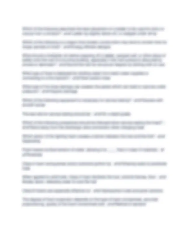 Firefighter 1.pdf questions and verified answers | Exams Safety and ...