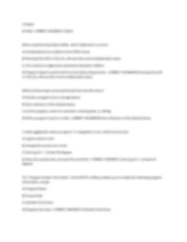 FANUC Robot Programming: Practice Exam Questions and Answers | Exams Nursing | Docsity