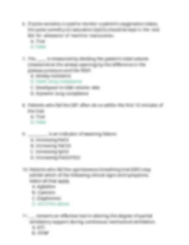 MECHANICAL VENTILATION FINAL EXAM QUESTIONS AND ANSWERS GUARANTEED SUCCESS GRADED A+ | Exams ...