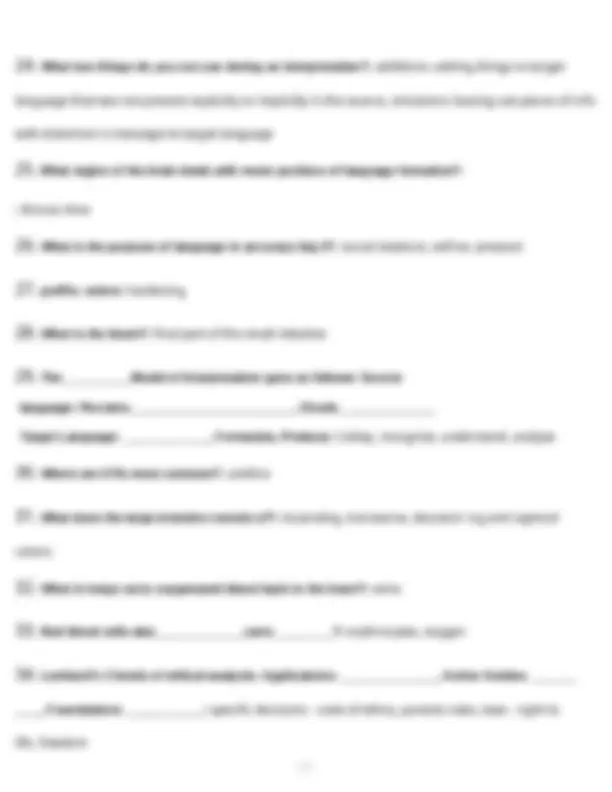 CoreCHI Exam Practice Questions with Answers | Exams Physiology | Docsity