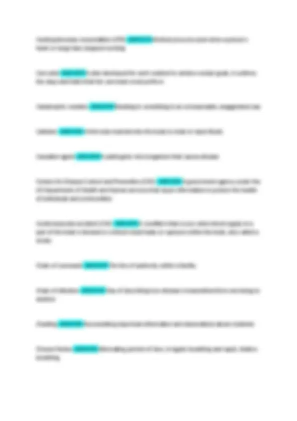 Nursing Assistant Care: Glossary of Terms and Definitions | Exams ...