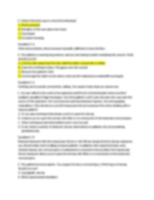 PHTLS 10th Edition Exam Updated For 2025 With 100% Guaranteed Solutions ...