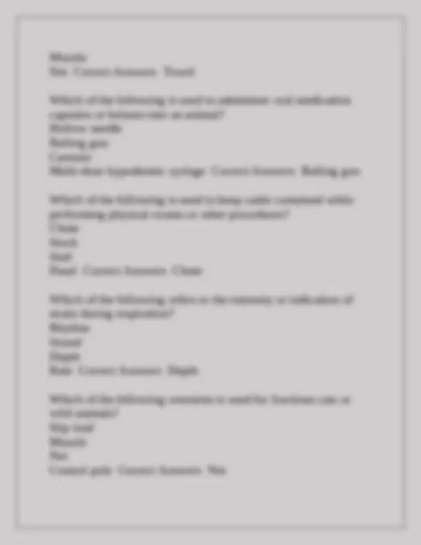 ICEV Questions With Complete Solutions | Exams Nursing | Docsity