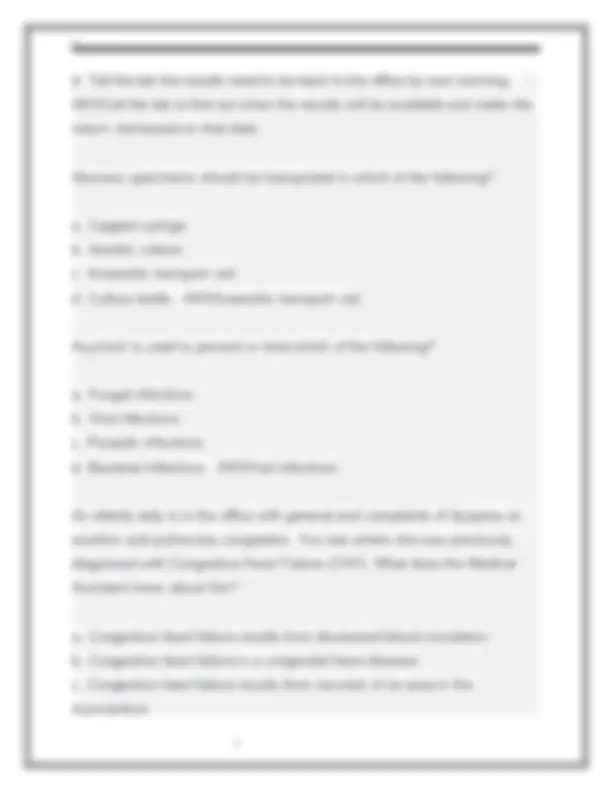 NHA: CERTIFIED CLINICAL MEDICAL ASSISTANT PRACTICE EXAM 2 TEST BANK ...