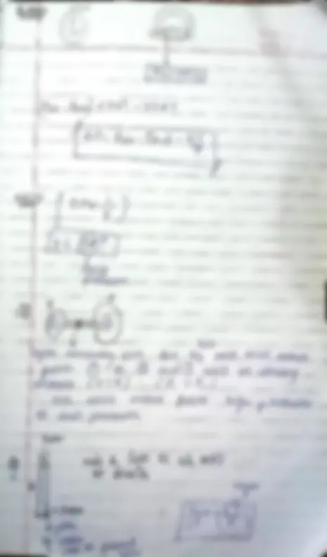 Fluid mechanics handwritten notes | Study notes Physics | Docsity