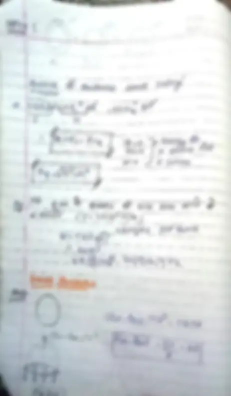 Fluid mechanics handwritten notes | Study notes Physics | Docsity