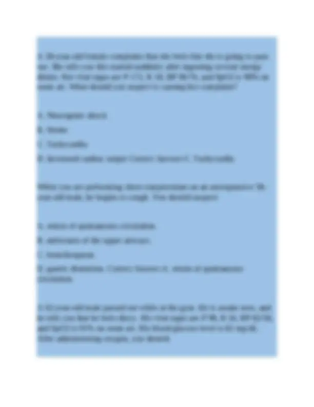 NREMT Cardiology and Resuscitation: Practice Questions and Answers ...