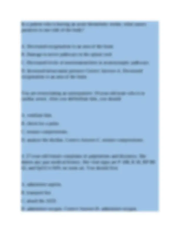 NREMT Cardiology and Resuscitation: Practice Questions and Answers ...