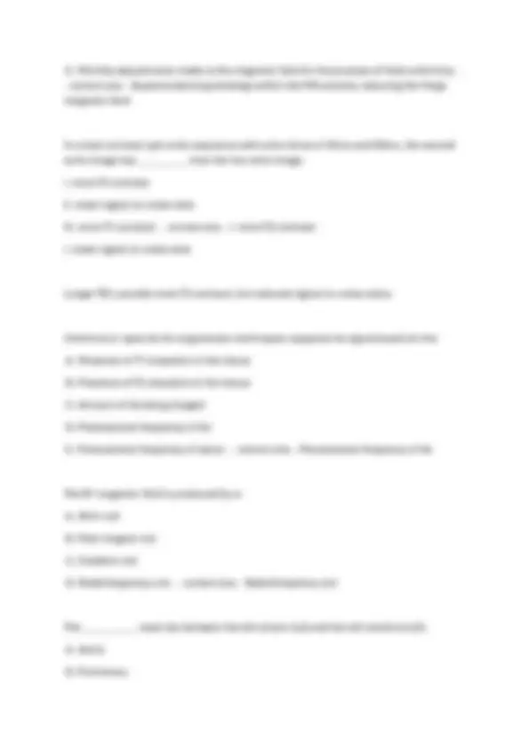 ARRT MRI Mock Registry Exam 2025: Comprehensive Practice Questions and ...