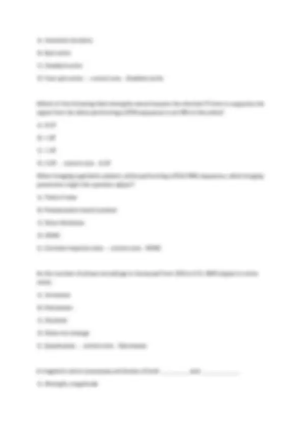 ARRT MRI Mock Registry Exam 2025: Comprehensive Practice Questions and ...