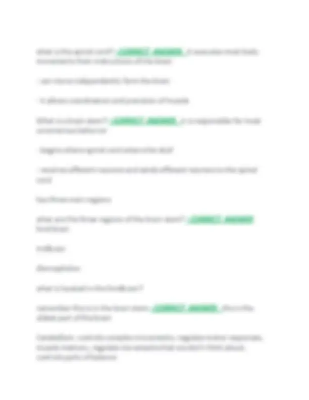 NEUR 101 Exam 1: Neuroscience Questions and Answers (Chapters 1-4 ...