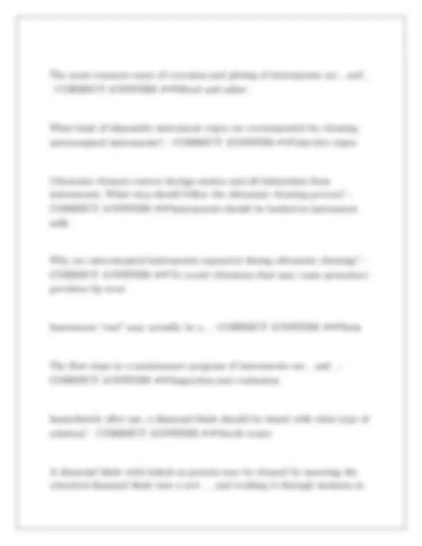 Ophthalmic Surgical Assistant exam questions with answers | Exams ...