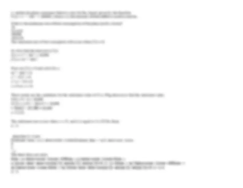 Calculus Exercises: Limits, Derivatives, and Applications | Quizzes Calculus | Docsity